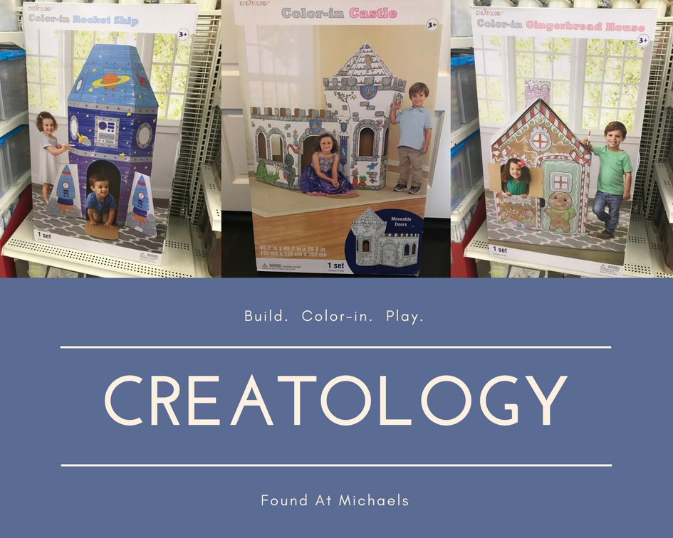 Creatology Color-In Cardboard "Forts" - Newport Mesa Moms